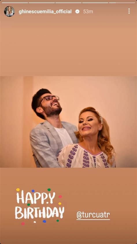 Emilia Ghinescu și A Sărbătorit Fiul Imagine Rară Cu Artista și Andrei