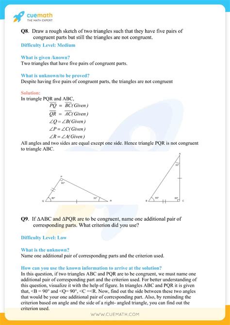 Congruent Triangles Questions For Class 7 At Stuart Witt Blog