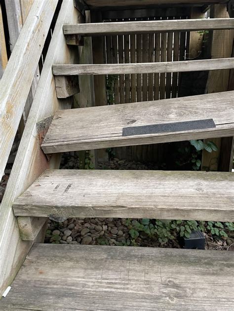 Broken Wooden Stairs