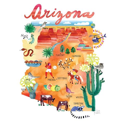 Arizona Attraction Map