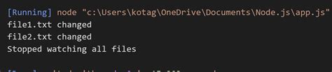 Nodejs Fsunwatchfile Method Tpoint Tech