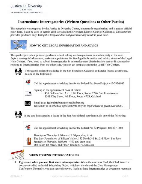 Pdf Instructions Interrogatories Written Questions To Other … · 06