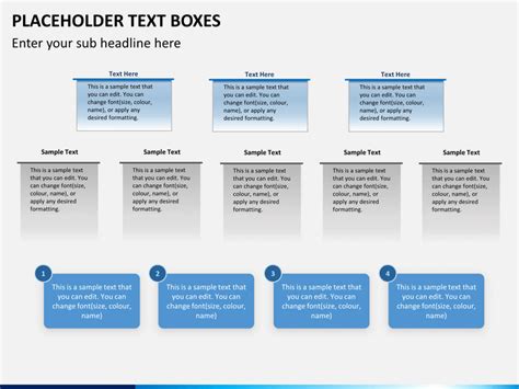 Placeholder Text Boxes Powerpoint Sketchbubble