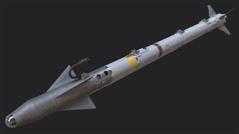 Aim 9x Sidewinder Missile 3d Model