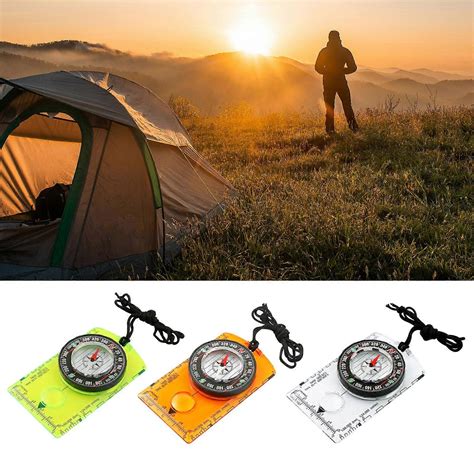Baseplate Map Compasses With Scale Ruler Accurate Orienteering