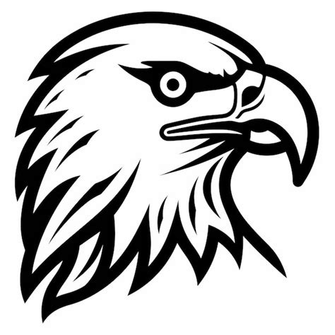 Premium Photo Bald Eagle Head Vector Clip Art In Cluj School Style