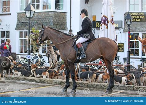 Hunt Horse And Hounds Editorial Photography Image Of Hounds 132022297