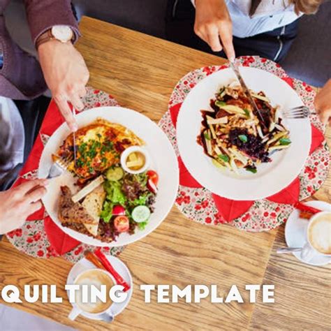 Beautiful Diy Fabric Folded Flower Placemat Template With Tutorial