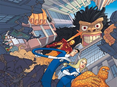 Iron Fist Ben Grimm Fantastic Four Ms Marvel She Hulk Comics