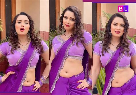 पर्पल साड़ी में नीलम गिरी का बोल्ड डांस वीडियो वायरल इंटरनेट यूजर्स हुए दीवाने Neelam Giri