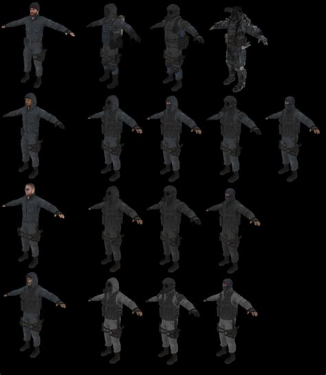 Stalker Merc Hd Models Collection Addon Stalker Call Of