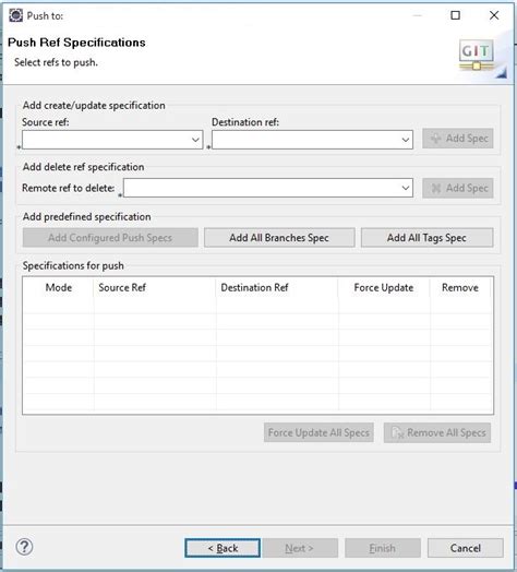 Java First Commit Of A Existing Local Repository In Eclipse To Empty Github Repository Stack