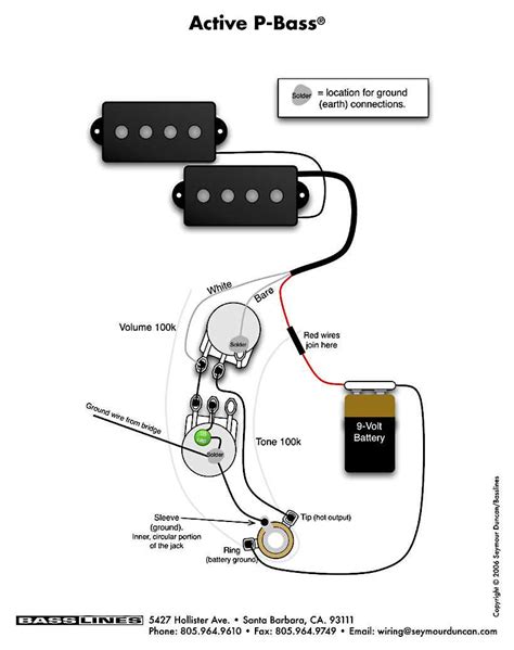A Guide To Wiring Diagrams For P Bass Pickups