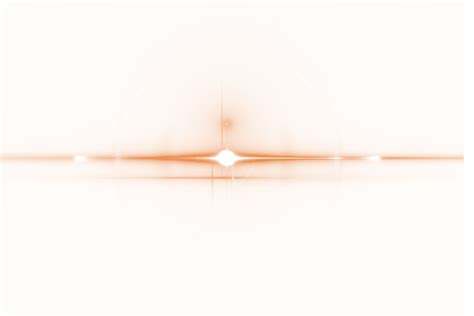 Lighting Lens Flare With Orange Glow Png