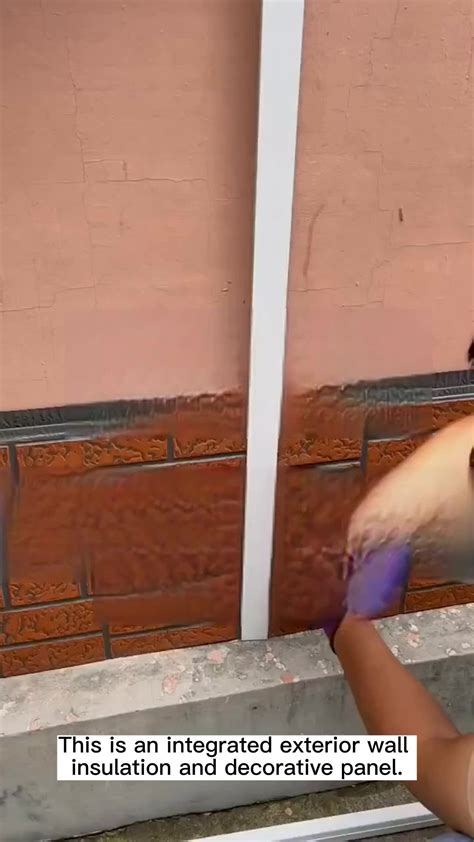 Interlocking Exterior Wall Panels House Cladding Heat And Sound Insulation Wall Panel Foam