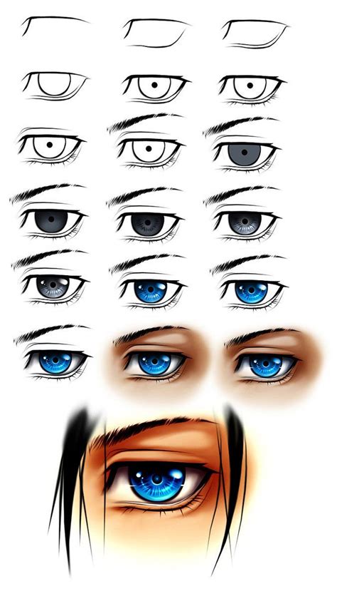 My Facebook Fan Page Facebook Com Pages AikaXx Male Version Eye Drawing Tutorials