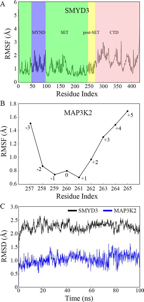 Structural Deviation And Flexibility In The 100 Ns Md Simulation A