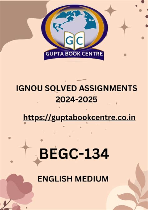 Begc 134 Reading The Novel Solved Assignment 2024 25 In English Gupta