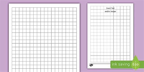 👉 15cm Squared Paper Editable Twinkl Maths