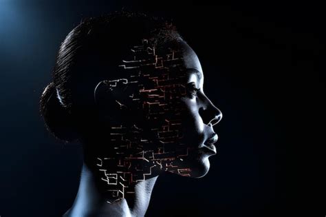 Premium Photo Interplay Of Light Human Identity In The Age Of Ai