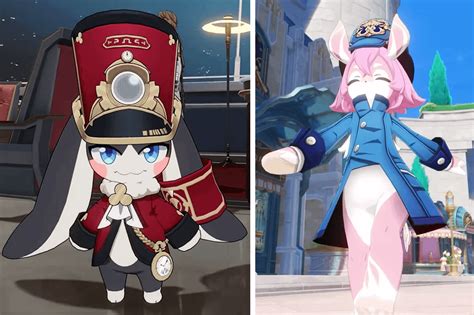 Pom Pom From Honkai Star Rail And Melusine From Genshin Impact R