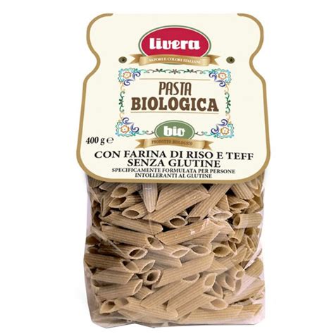 Penne Rigate Bio Riso Teff Livera 400g Farmacia Loreto