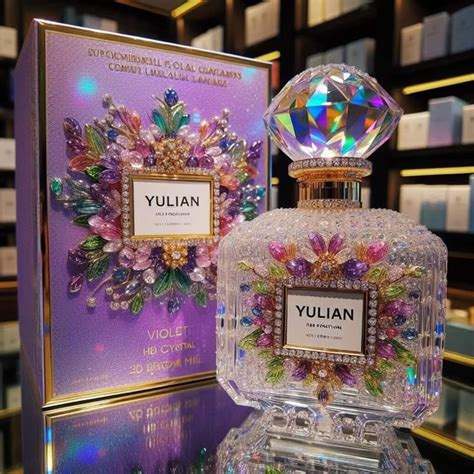 Perfume Personalizado Con Violeta Foto De Generación Botellas