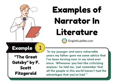 Narrator In Literature Examples And Types Englishleaflet
