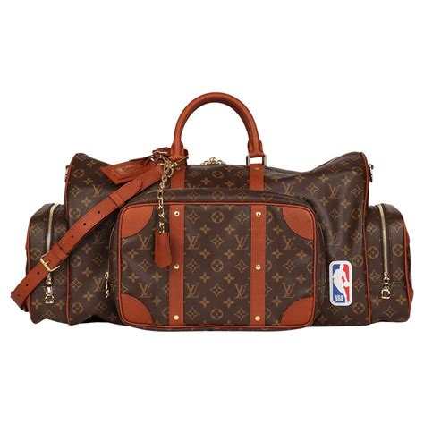 Louis Vuitton X Nba Brown Monogram Trio Pocket Keepall For Sale At 1stdibs Nba Lv Duffle Bag