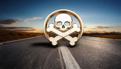 Close Up Of A Symbol Or Concept Representing Abuse Stock Illustration