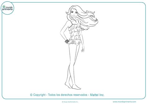 Dibujos De Barbie Para Colorear 【imprimir Y Pintar】