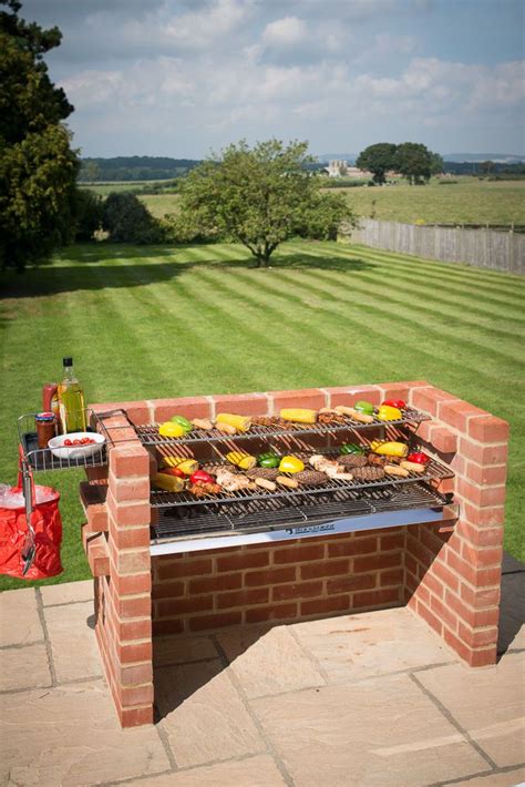 Black Knight Brick Bbq Kit Bkb801 100 Stainless 112cm X 39cm With