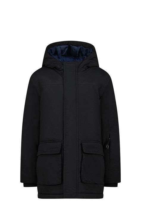 Vingino Gewatteerde Winterjas Teyo Zwart