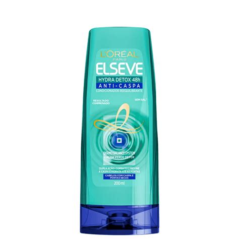 Condicionador Elseve Hydra Detox Anticaspa 200ml Redemix