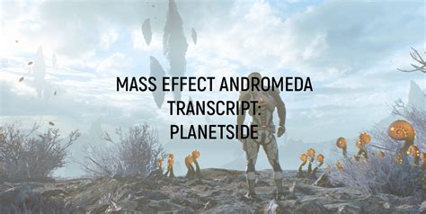 Transcripts Archives Mass Effect Lore