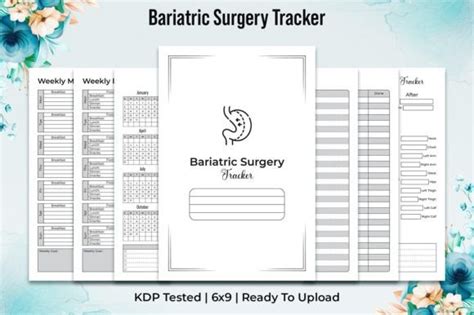 Bariatric Surgery Journal And Tracker V 1 Graphic By Mondolsgraphic