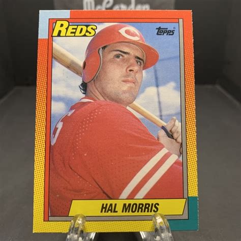 1990 Topps Traded Factory Set White Back Hal Morris 76t Cincinnati