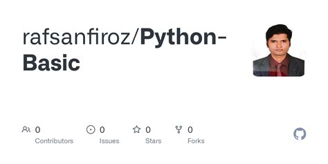 Github Rafsanfirozpython Basic