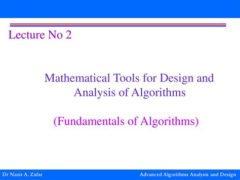 Advanced Algorithms Analysis and Design - ppt download