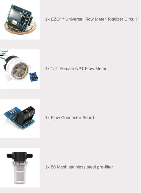 Atlas Scientific 1 4 Flow Meter Kit Sensors And Probes Sensors And Probes