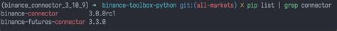 Install Binance Futures Connector Python And Then Install Binance Connector Python File Send