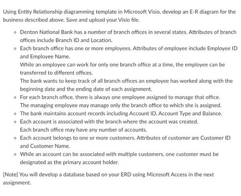 Entity Relationship Diagram Visio Template Free Diagram Templates