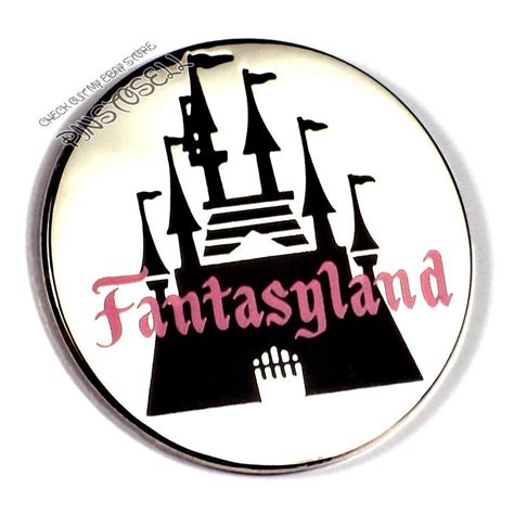 Fantasyland Logo Disneyland 50th Anniversary Boxed Set Le Disney Pin