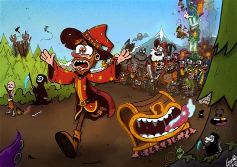 Rincewind Running By Darkgosp On Deviantart