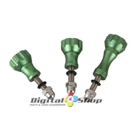 Jual Cnc Aluminum Thumb Knob Stainless Bolt Nut Screw Set Green Shopee Indonesia