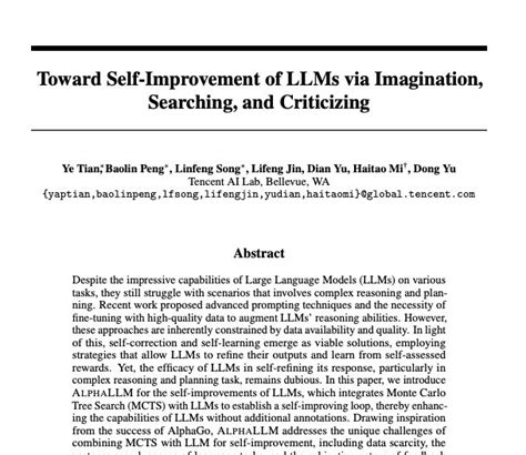 ahsen khaliq on linkedin toward self improvement of llms via