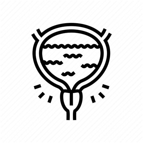 Inability Control Bladder Disease Symptom Health Epidemic Icon