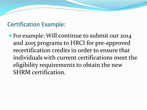 Ppt New Shrm Certification Powerpoint Presentation Free Download