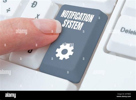 Conceptual Display Notification System Concept Meaning Do Not Forget To Be Connected Social