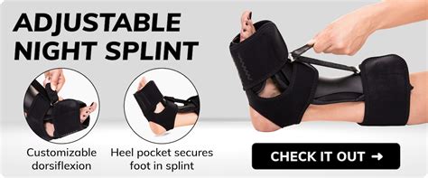 Achilles Tendonitis Night Splint Dorsal Foot Splint For Sleeping